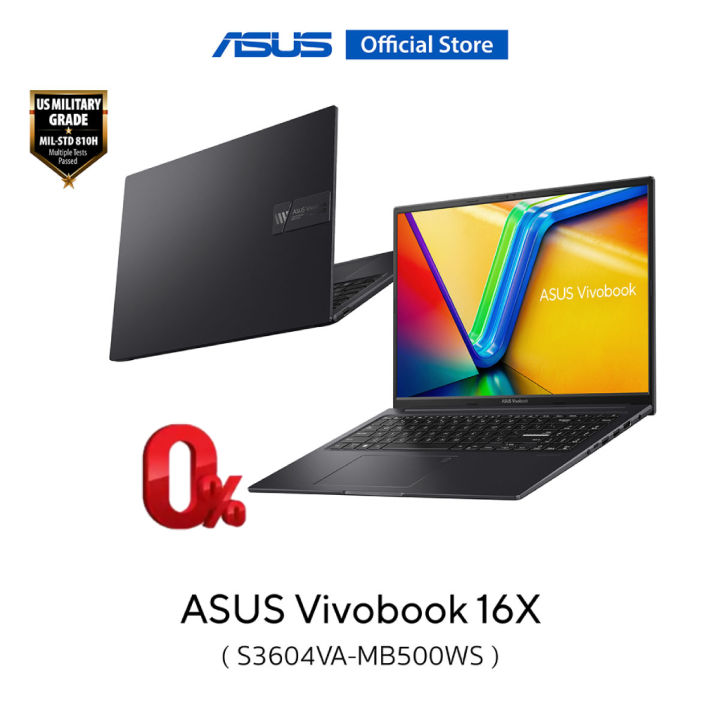 ASUS Vivobook 16X S3604VA-MB500WS, 16 Inch thin and light laptop, WUXGA ...