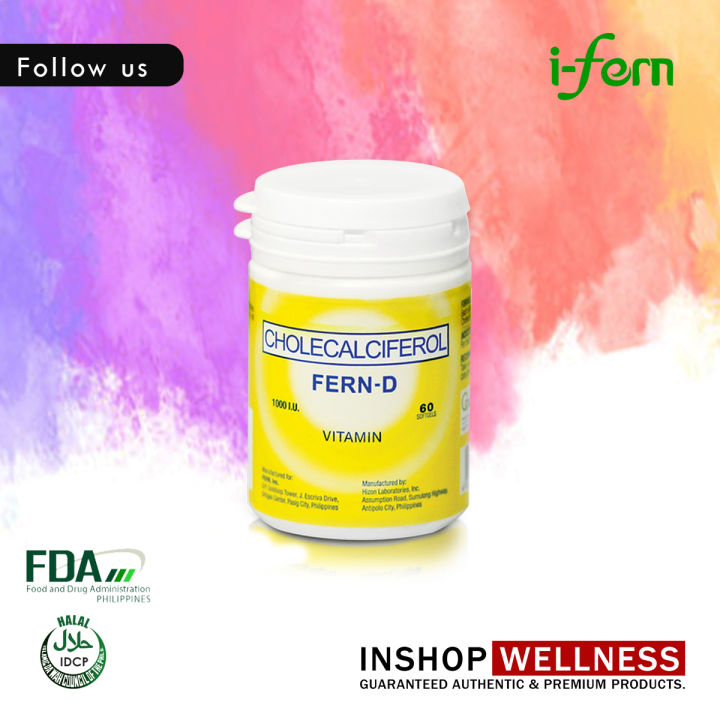 FERN D - Vitamin D (60 Softgels) - Vitamins C and Multi Vitamins | Lazada PH