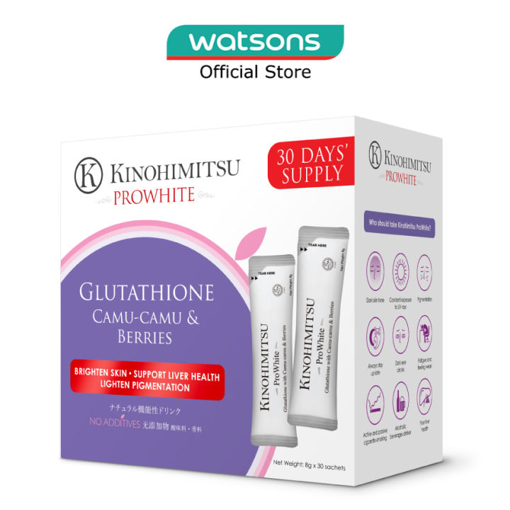 KINOHIMITSU Prowhite (Systemic Health and Beauty) 8g x30s | Lazada ...