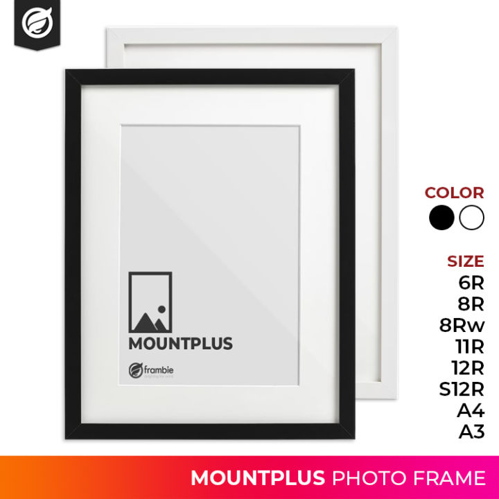 Frambie MOUNTPLUS Photo Frame 6R, 8R, 11R, A4, A3 | Contemporary Wooden ...