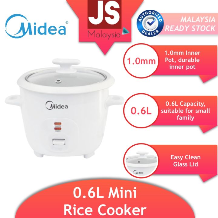 Midea Rice Cooker [0.6L MD-GP06] [1.3L MD-GP10B] [1.0L MB-10YJ] [1.8L ...
