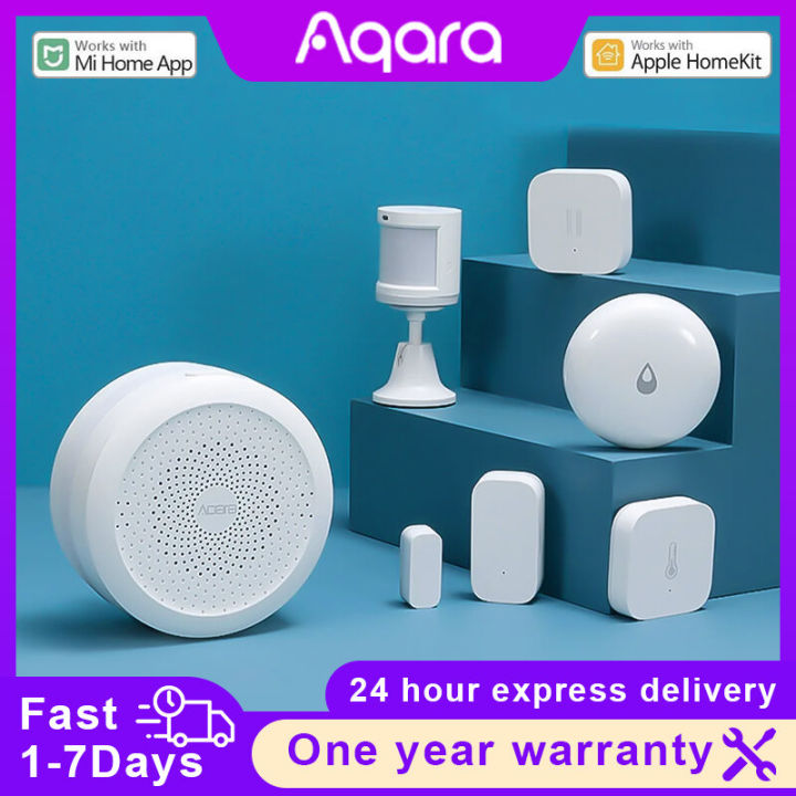 Aqara smart home kit ZigBee hub wireless switch human humidity water ...