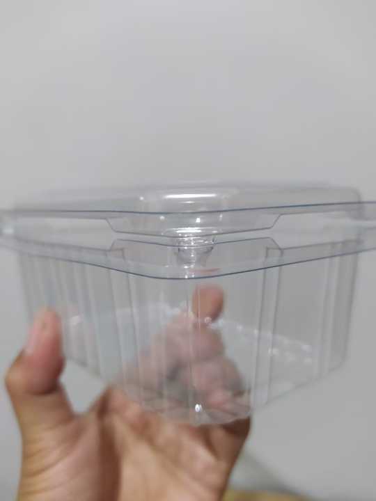 Mika box strawberry / mika buah / mika bening / isi 50pcs | Lazada ...