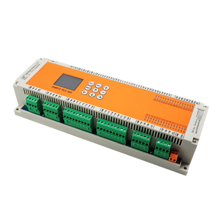 32-In 32-Out รีเลย์เอาต์พุต PLC 4-Channel พัลส์เอาต์พุต RS485 Modbus RTU Programmable PLC สำหรับ ...