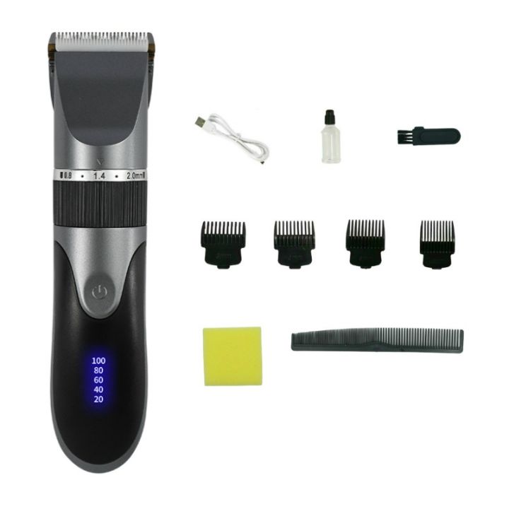 Electric Barber Hair Trimmers for Men Adults Kids Cordless Rechargeable ...