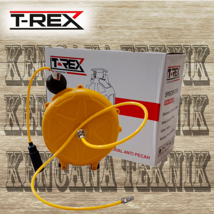 Air Hose Rell T-REX Selang spiral / ulir Panjang 6m 9m 10 meter /Recoil ...