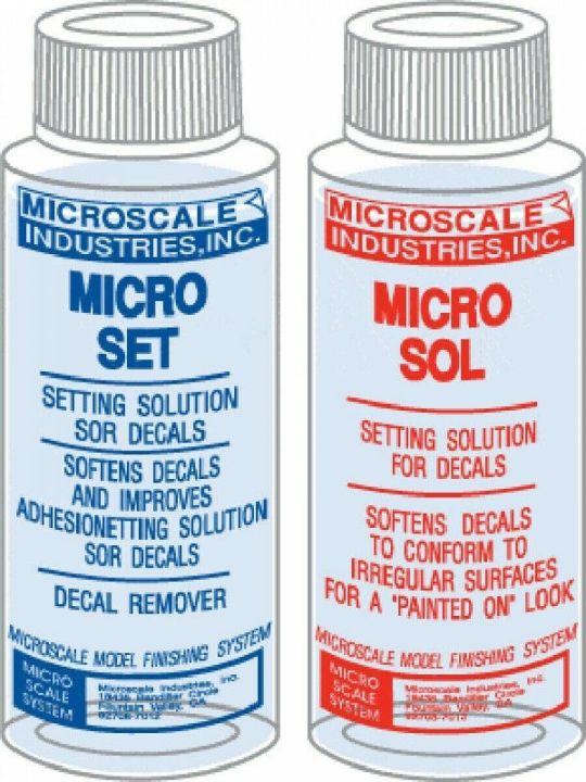 Decal Setting Solution-Micro Scale Micro SOL 102 Micro set 101 Package ...