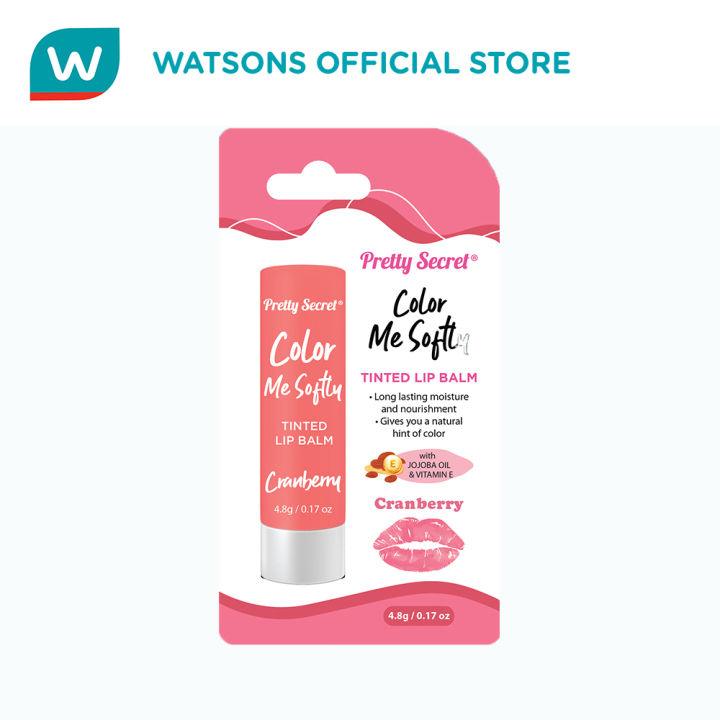 PRETTY SECRET Cranberry Tinted Lip Balm 4.8g | Lazada PH