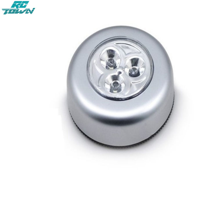 Touch Light Mini Wireless 3led Battery-powered Tap Light Cabinet ...