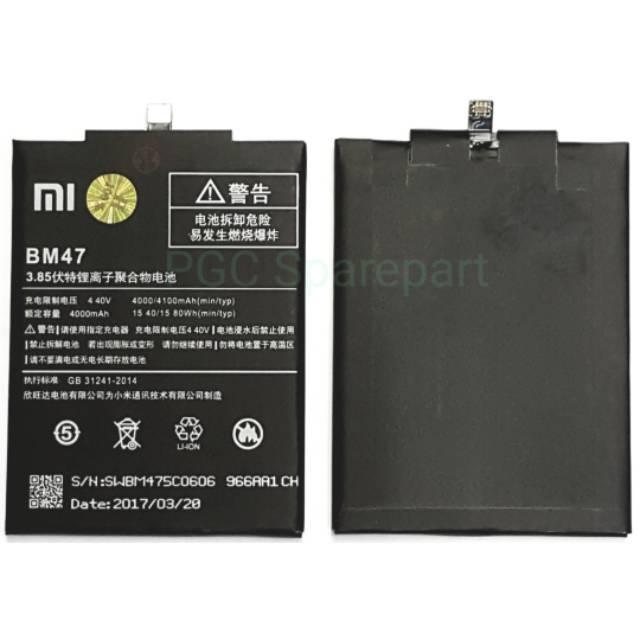Baterai BM-47 / BM47 / BM 47 / Xiaomi Redmi 3 / 3S / 3X / 3 Pro / 4X ...