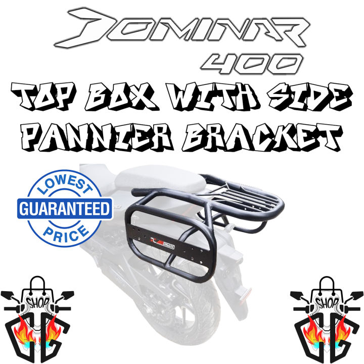 DOMINAR 400cc / UG - Top Box with Side Pannier Bracket Bracket Heavy ...