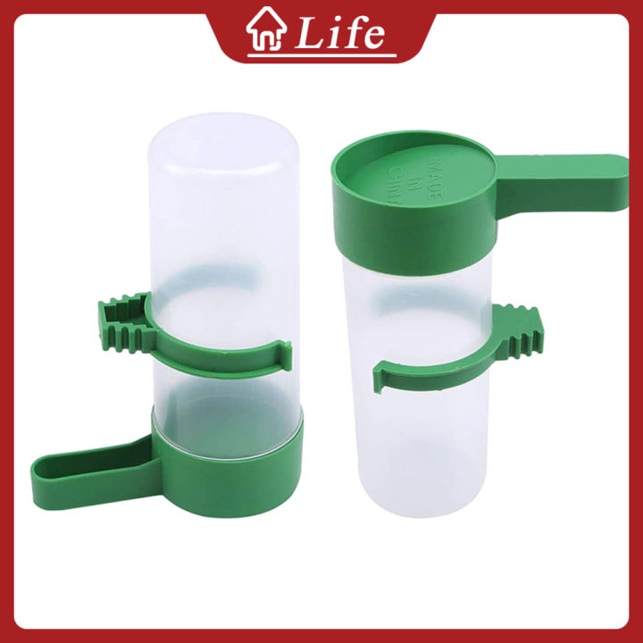 140 ML Bird Pigeon Drinker Feeder Plastic Automatic Bird Water Dispenser for Pigeon Quail ...