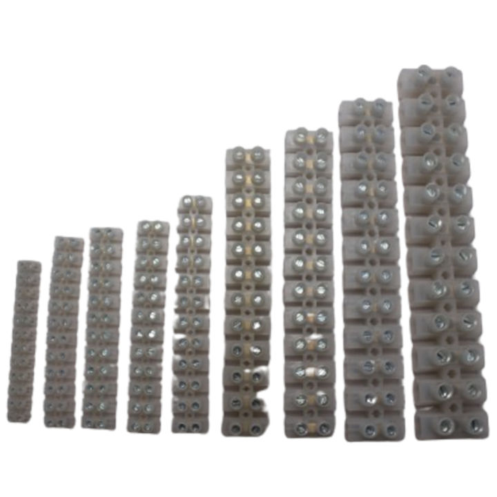 Terminal Block Barrier Strip Screw Wire Connector Strip 12 Position ...