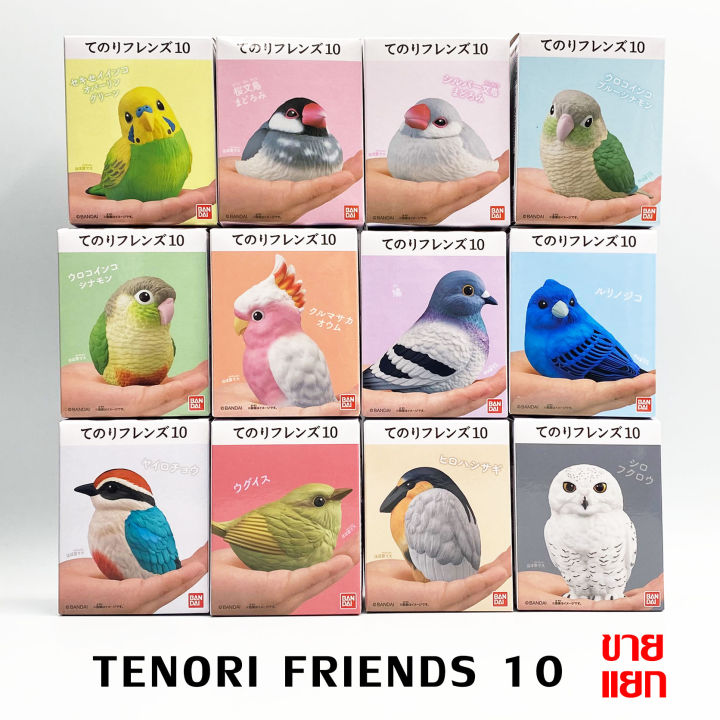 พร้อมส่ง แยก Bandai Tenori Friends 10 โมเดลสัตว์ นก สมจริง น่ารัก Model ...