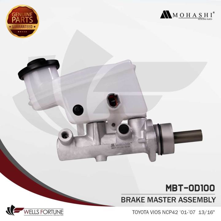 TOYOTA VIOS NCP42 2001 - 2007 13/16" BRAKE MASTER ASSEMBLY MOHASHI ...