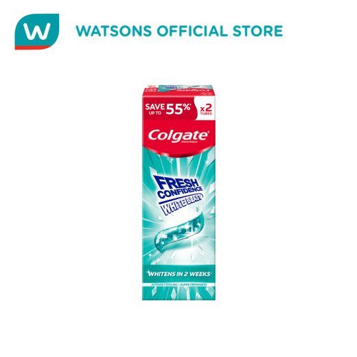 COLGATE Fresh Confidence White Blast Ocean Fresh Toothpaste 150g Twin ...
