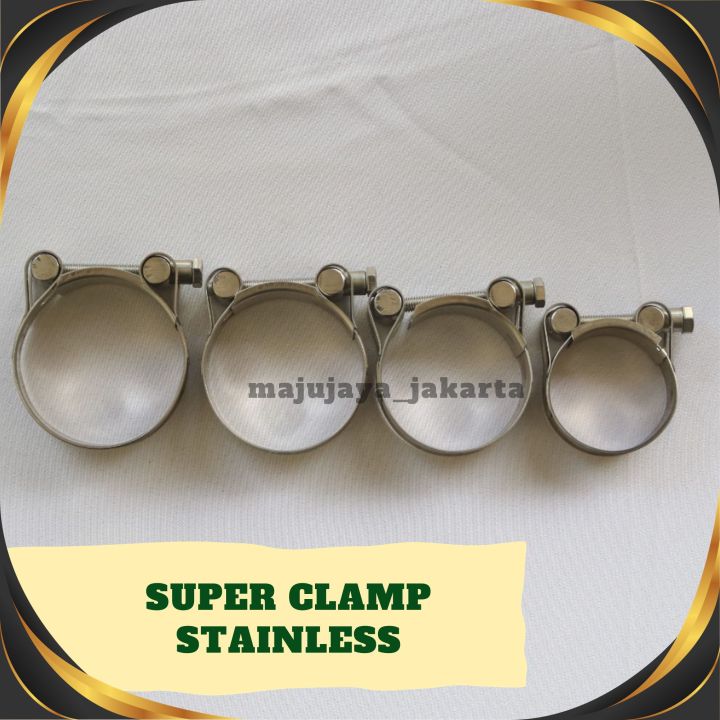 KLEM SELANG / SUPER CLAMP STAINLESS STEEL 304. 92-97MM | Lazada Indonesia