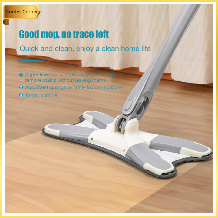 Gunter.corner - Self Squeeze X-Mom Series Mop Floor Cleaning Mops Light ...