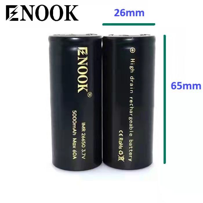 Enook 26650 5000mAh 60A 100% battery | Lazada PH