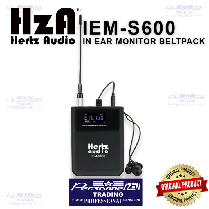 HzA Hertz Audio IEM S2600 In Ear Monitor Beltpack and Earphone (For IEM ...