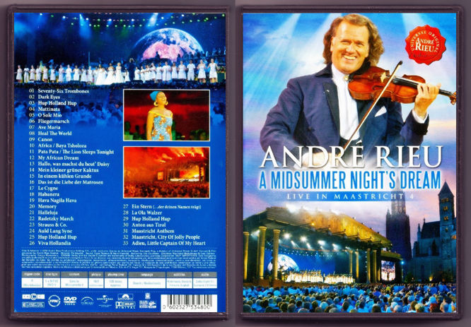 Andre Rieu Midsummer Night คอนเสิร์ต Mastrett (DVD) | Lazada.co.th