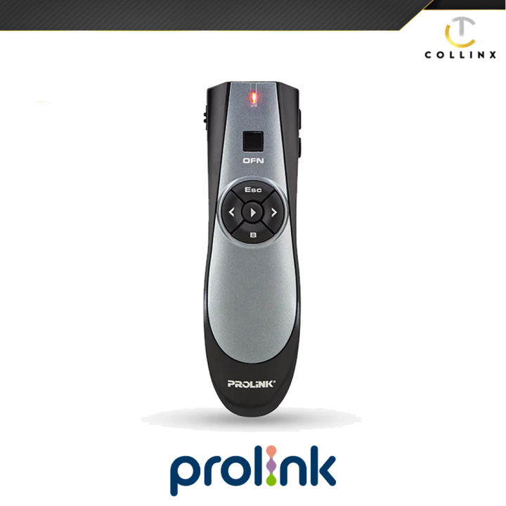 WIRELESS PRESENTER WITH AIR MOUSE PROLINK PWP102G | OFN (OPTICAL FINGER ...
