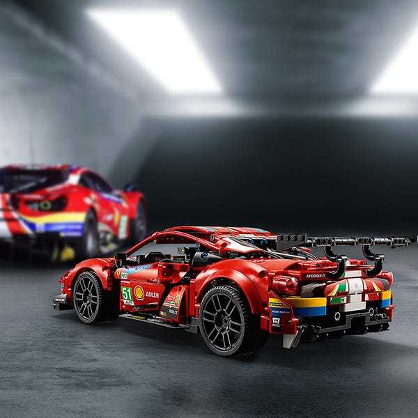Lego Compatible Technic Ferrari 488 GTE Building Blocks Cars Toys for ...