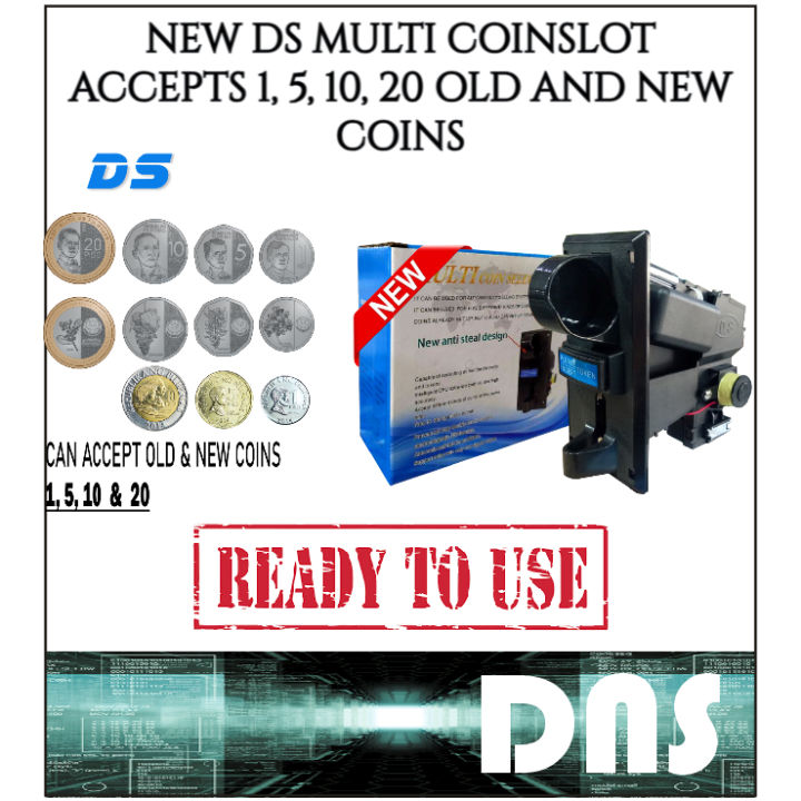 DS Universal ANTI HOOK Multi Coinslot Selector for PISONET, PisoWiFi ...