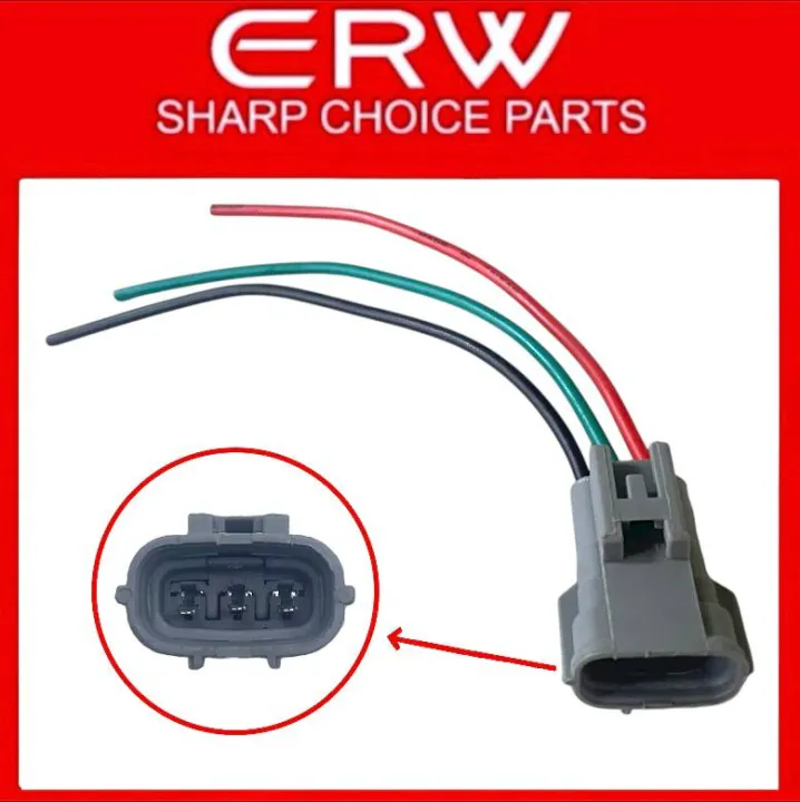 ALTERNATOR SOCKET 3 TERMINAL "MALE" OVAL TYPE (83229) 1PC | Lazada PH
