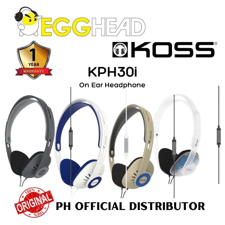 KOSS KPH30i On Ear Headphones | Lazada PH