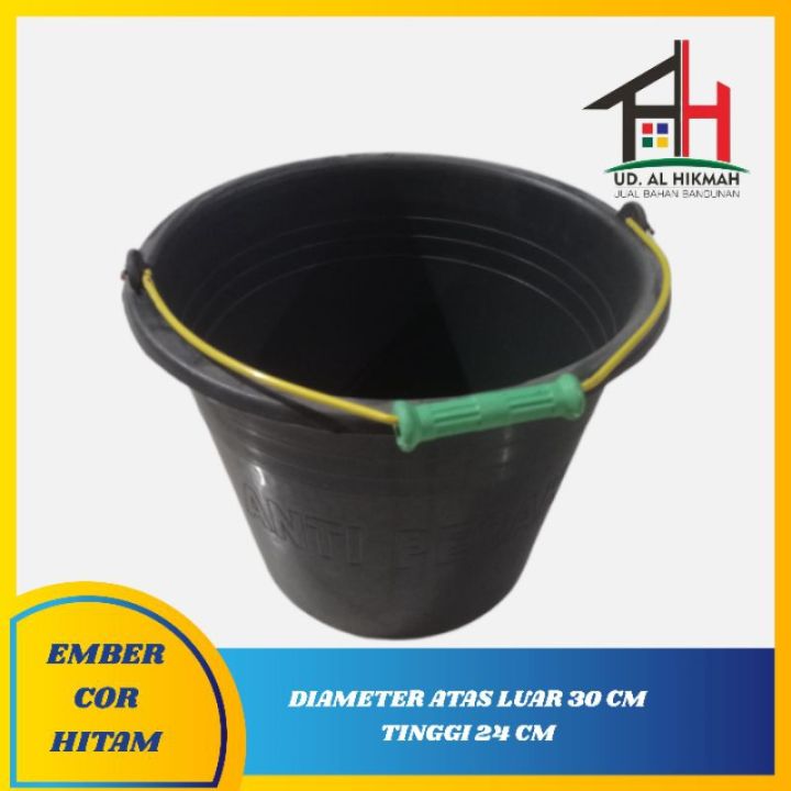 Ember Cor Hitam 18 / Ember Timba Plastik Anti Pecah DJP 18 | Lazada ...