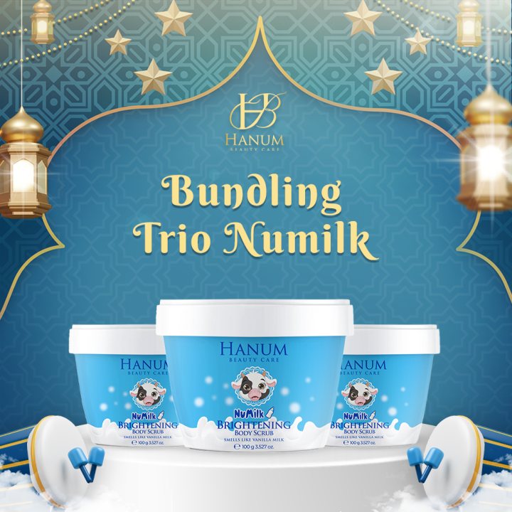 [BELI 1 DAPAT 3] NUMILK BRIGHTENING BODY SCRUB by Hanum Beauty Care ...