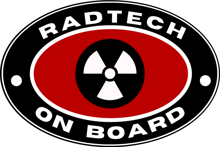 License Rad Tech ON BOARD VINYL STICKER 7X10cm | Lazada PH