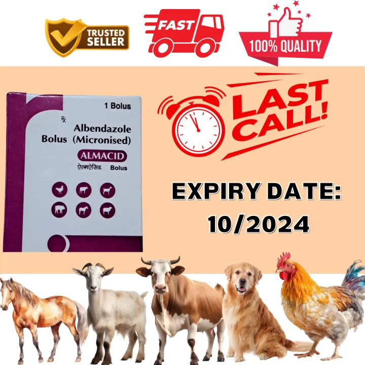 Ubat Cacing untuk Haiwan ternakan (Kambing, Lembu, Kuda, Anjing)- 1 ...