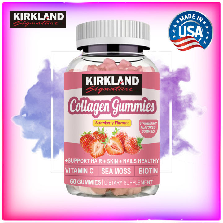 KIRKLAND Collagen Gummies Supplement Anti-aging, Skin Firming ...