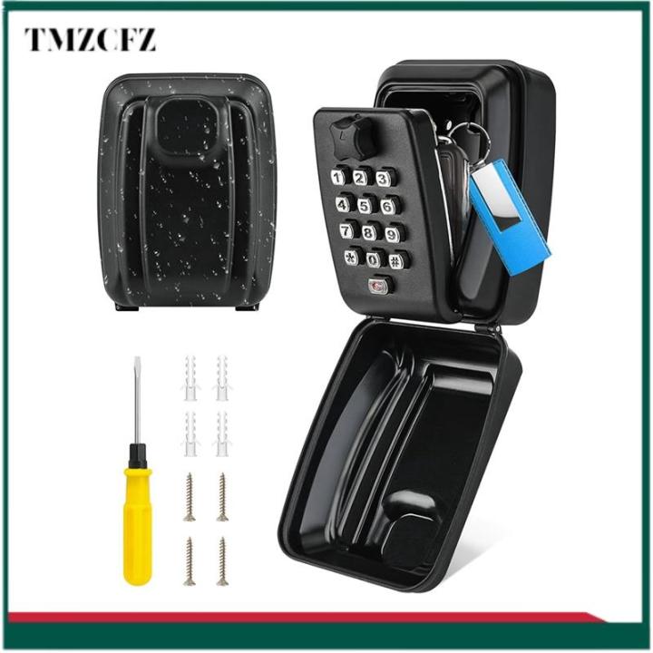 Key Lock Box for Outdoor Use, 12-Position Combination Key Storage Box ...