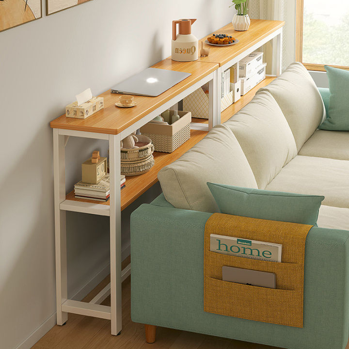 Long Table Storage Rack Living Room Multi-Layer Cabinet Bedside Storage ...