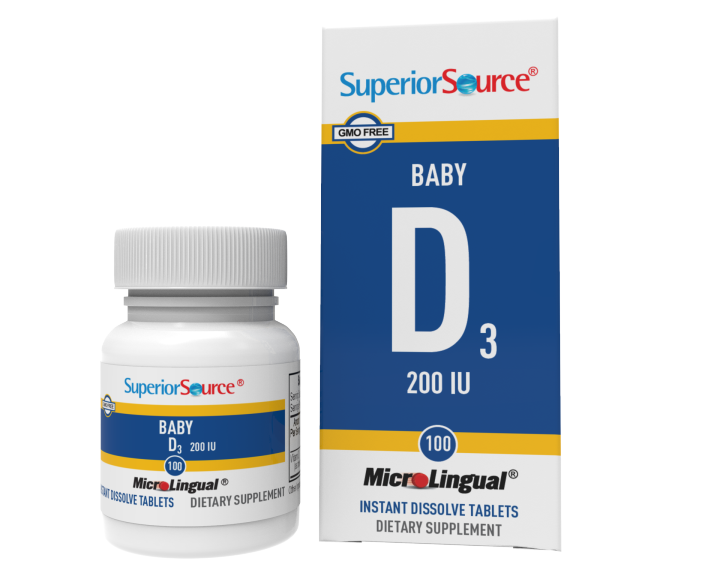 Superior Source Baby D3 200 IU, 100 Count, Infant Formula Nutritional ...
