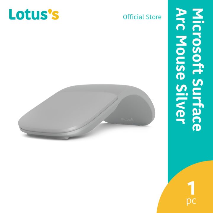 Microsoft Surface Arc Mouse Silver Czv-00005 | Lazada