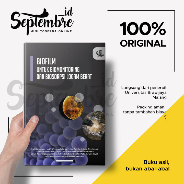 Buku Original Biofilm untuk Biomonitoring dan Biosorpsi Logam Berat ...