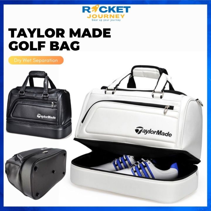 TaylorMade Golf Boston Bag Sport Leather Boston Golf Handbag Clothes ...