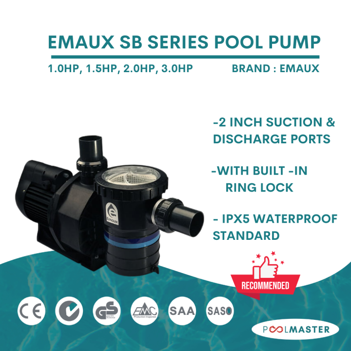 Emaux SB30 3" 3.0hp,220V/60hz, 128GPM at 30ft | Lazada PH
