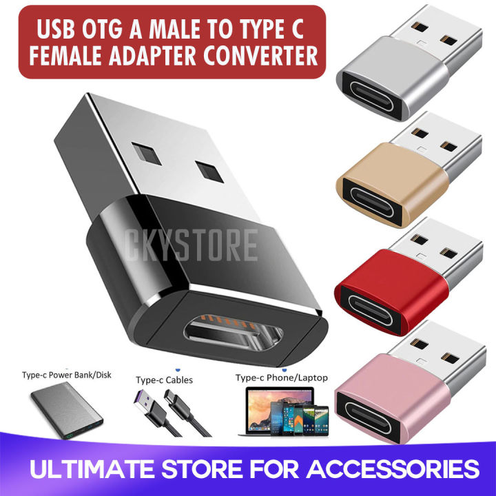 NEW Mini USB 2.0 Adapter USB turn Type C Converter ( Ready Stock) | Lazada