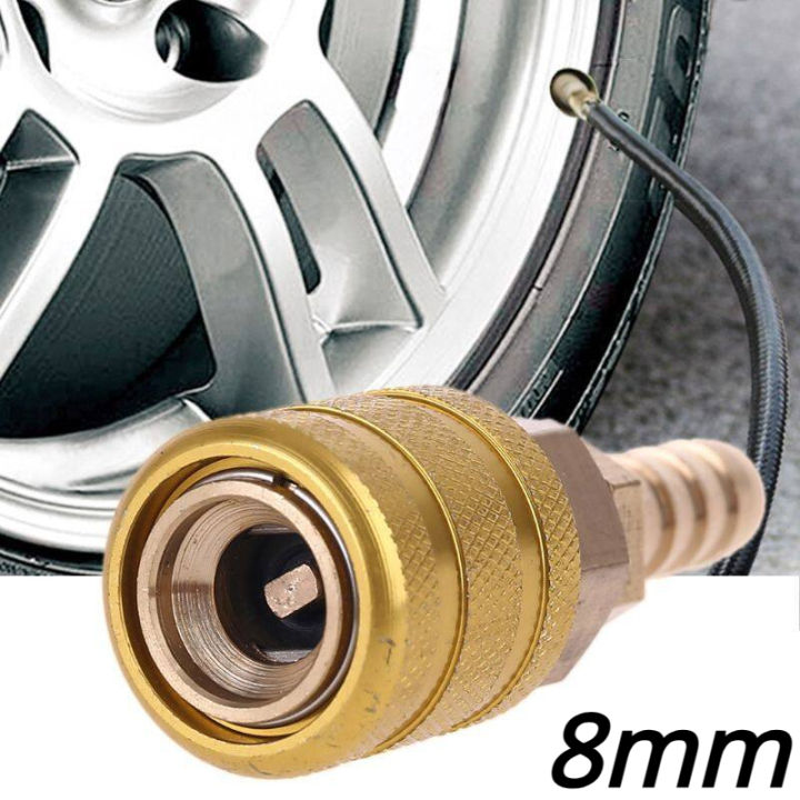Car Tire Valve Clip Pump Nozzle Clamp Solid Brass Quick Connect The ...