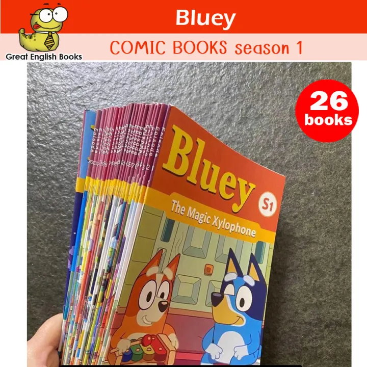 (In Stock) หนังสือการ์ตูนภาษาอังกฤษ Bluey Comic books season 1 จำนวน 26 ...