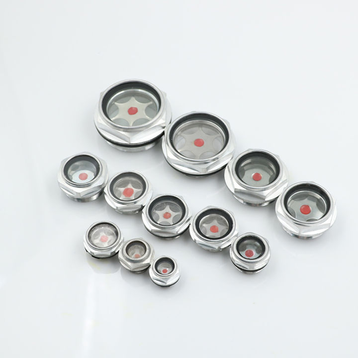 16mm-48mm male threaded metal air compressor oil level sight glass ...