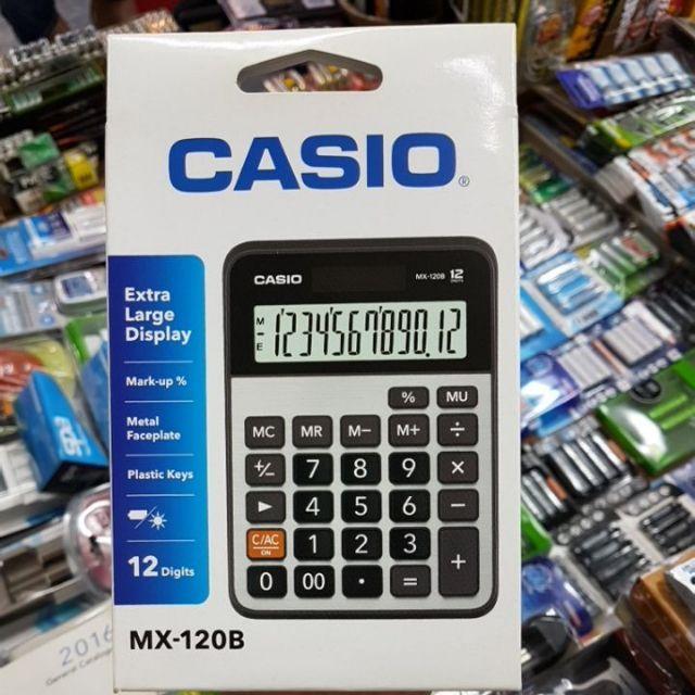พิเศษ Casio MX-120B เครื่องคิดเลขตั้งโต๊ะ 12หลัก ของแท้รับประกัน2ปีจาก ...