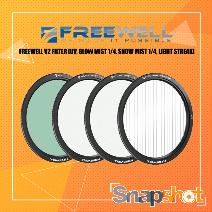 FREEWELL V2 FILTER [UV, GLOW MIST 1/4, SNOW MIST 1/4, LIGHT STREAK] ใช้ ...