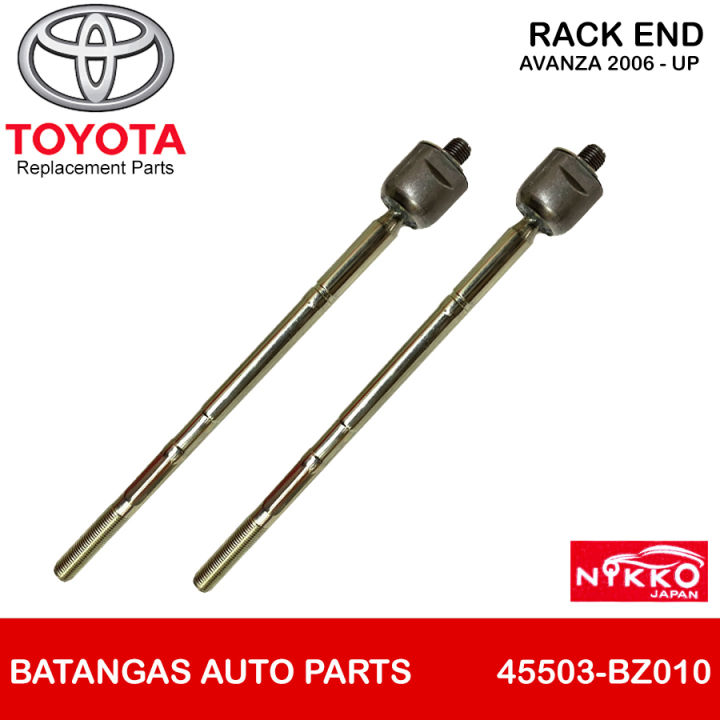 STEERING RACK END SET (NIKKO) For Toyota Avanza 2006-Up Part No: 45503 ...