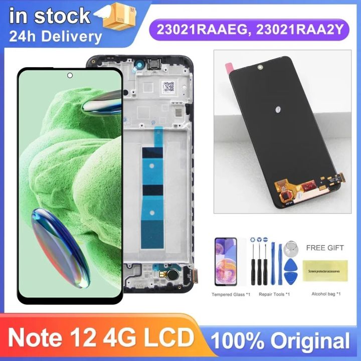 Screen For Xiaomi Redmi Note 12 4G Lcd Display Touch Screen Digitizer ...